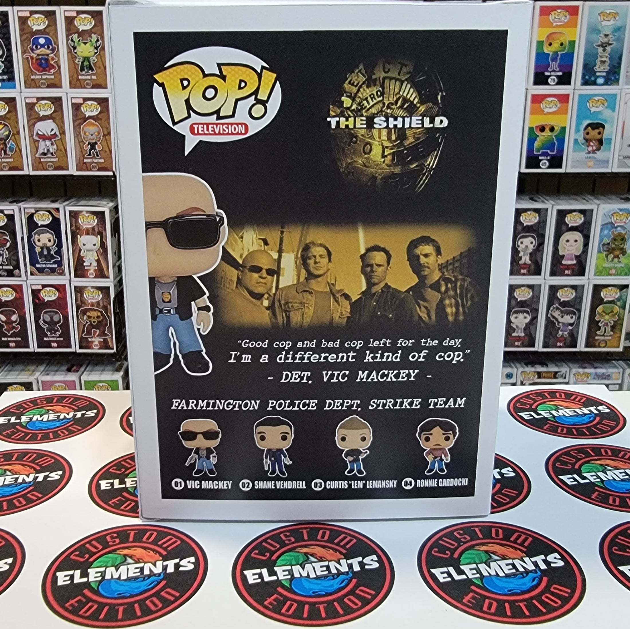 *PRE ORDER* CUSTOM EDITION The Shield Vic Mackey – Elements Custom Emporium